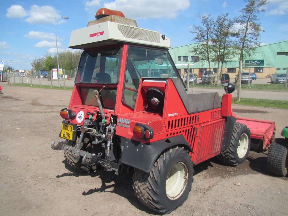 Aebi TT95 Slope 4wd 40k Tractor with Front Flail, Air Con, Front & Rear ...