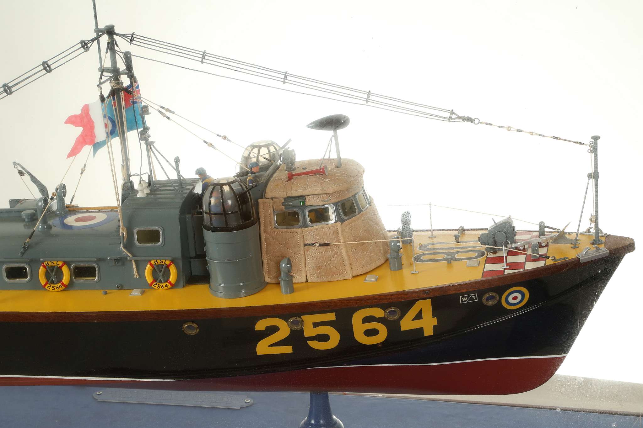 Scratch built RAF WWII Vosper Air Sea Rescue Launch '73, (½ scale), the ...