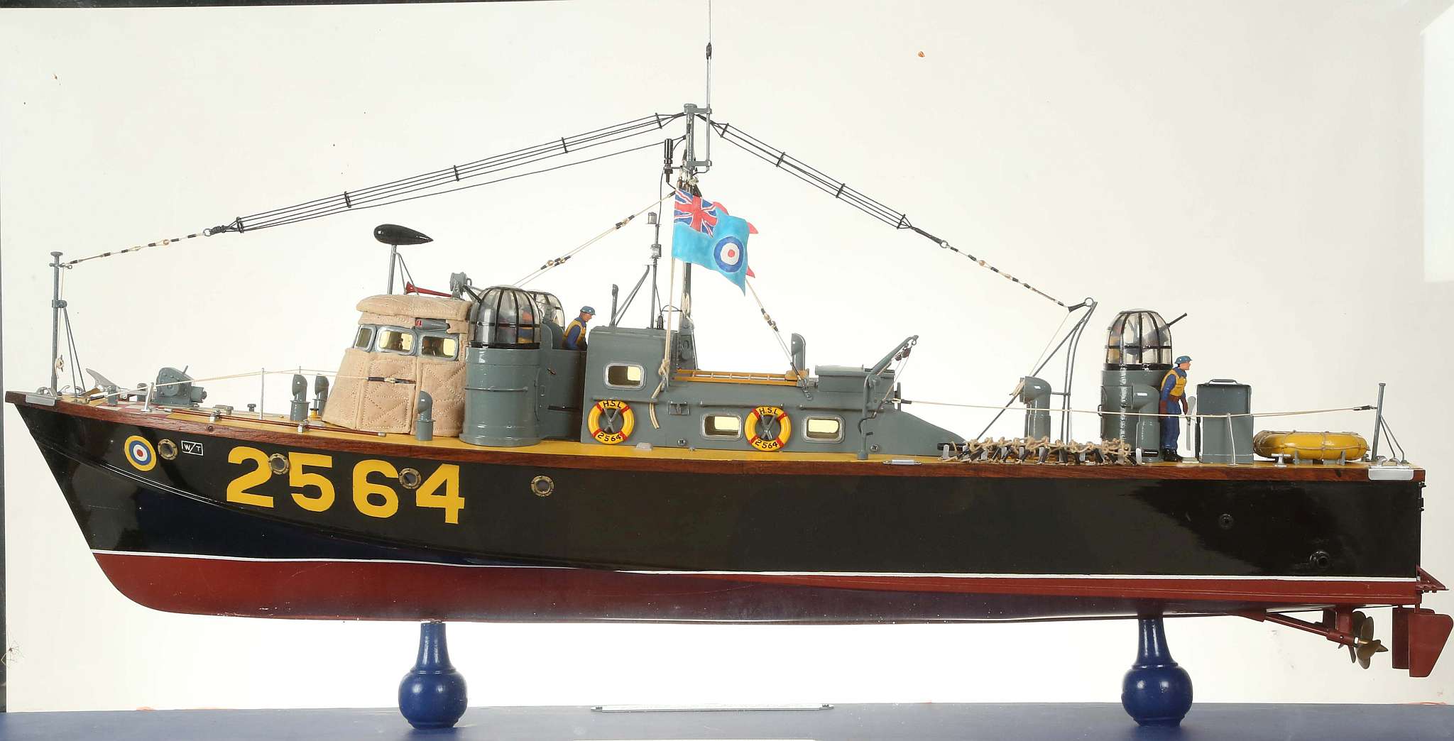 Scratch built RAF WWII Vosper Air Sea Rescue Launch '73, (½ scale), the ...