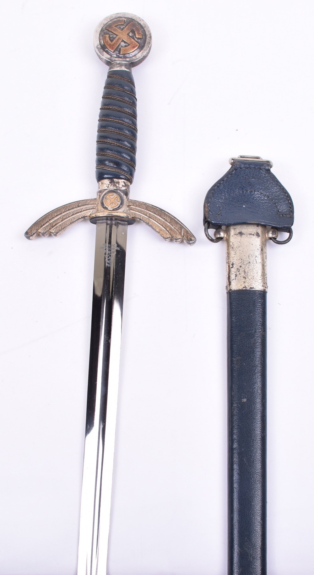 WW2 German Luftwaffe Officers Dress Sword, fine untouched example of ...