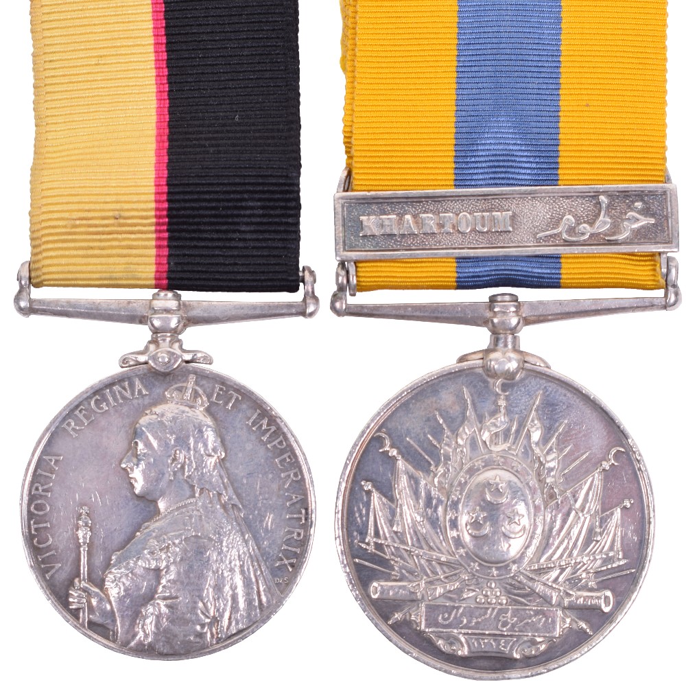 Grenadier Guards Queen’s Sudan Medal Pair, consisting of Queen’s Sudan ...