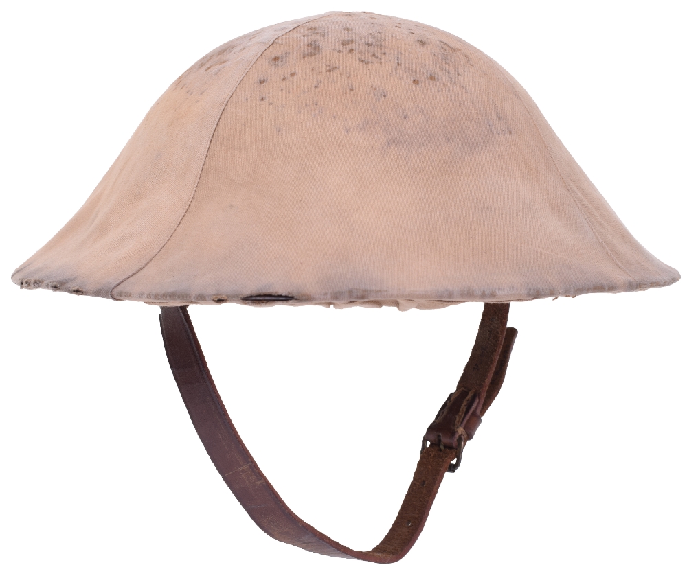 WW1 British Officers Private Purchase Steel Combat Helmet with Cloth ...