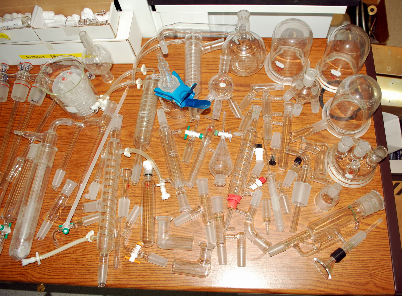 Large Lot Of Expensive Laboratory/Organic/Chemistry Glassware