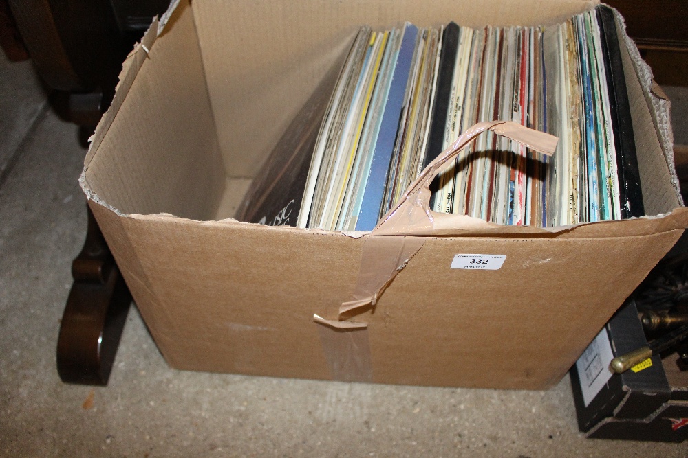 A box of records