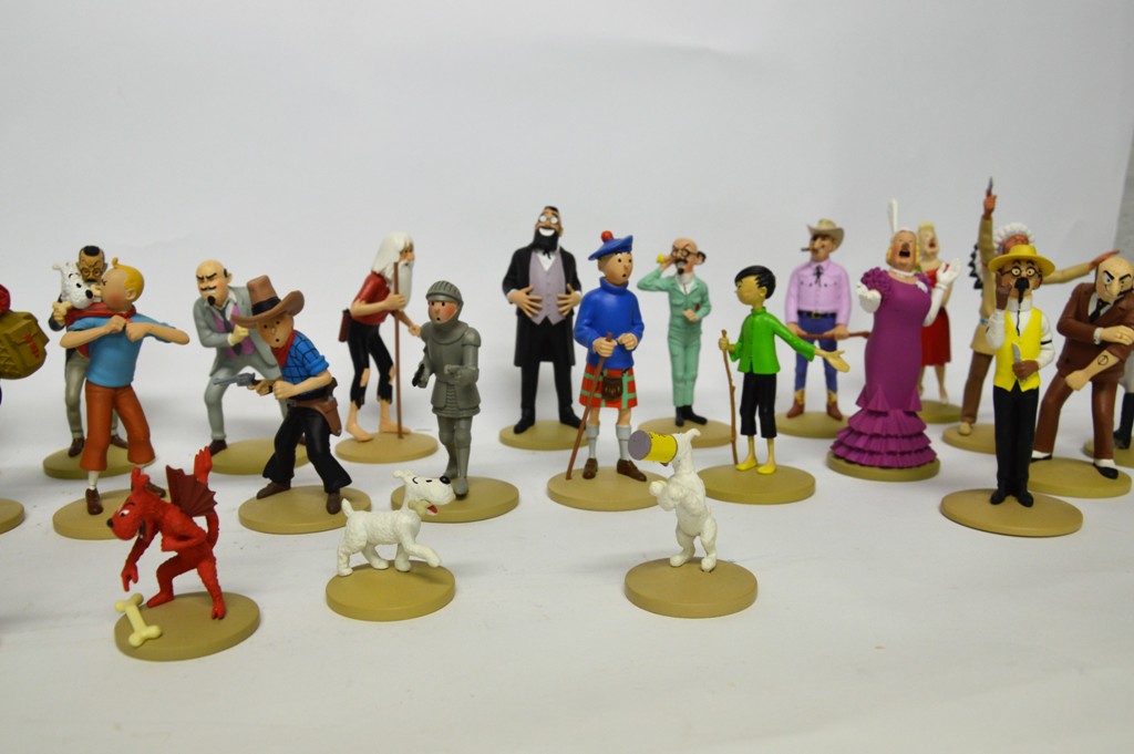 Lot de 50 figurines " Tintin la collection officielle" édition ...