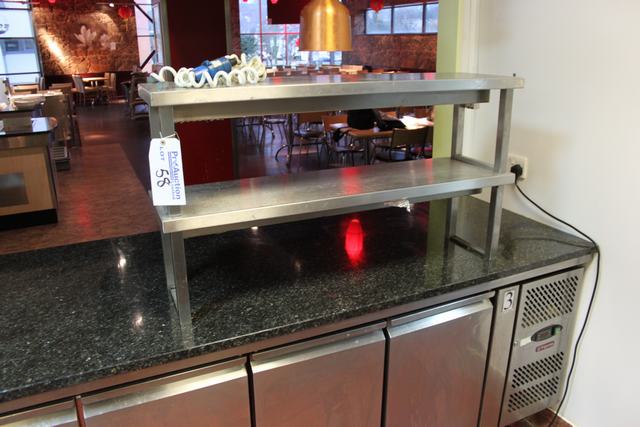 Stainless steel heated gantry 1100mm double 2 tier level heated gantry ...