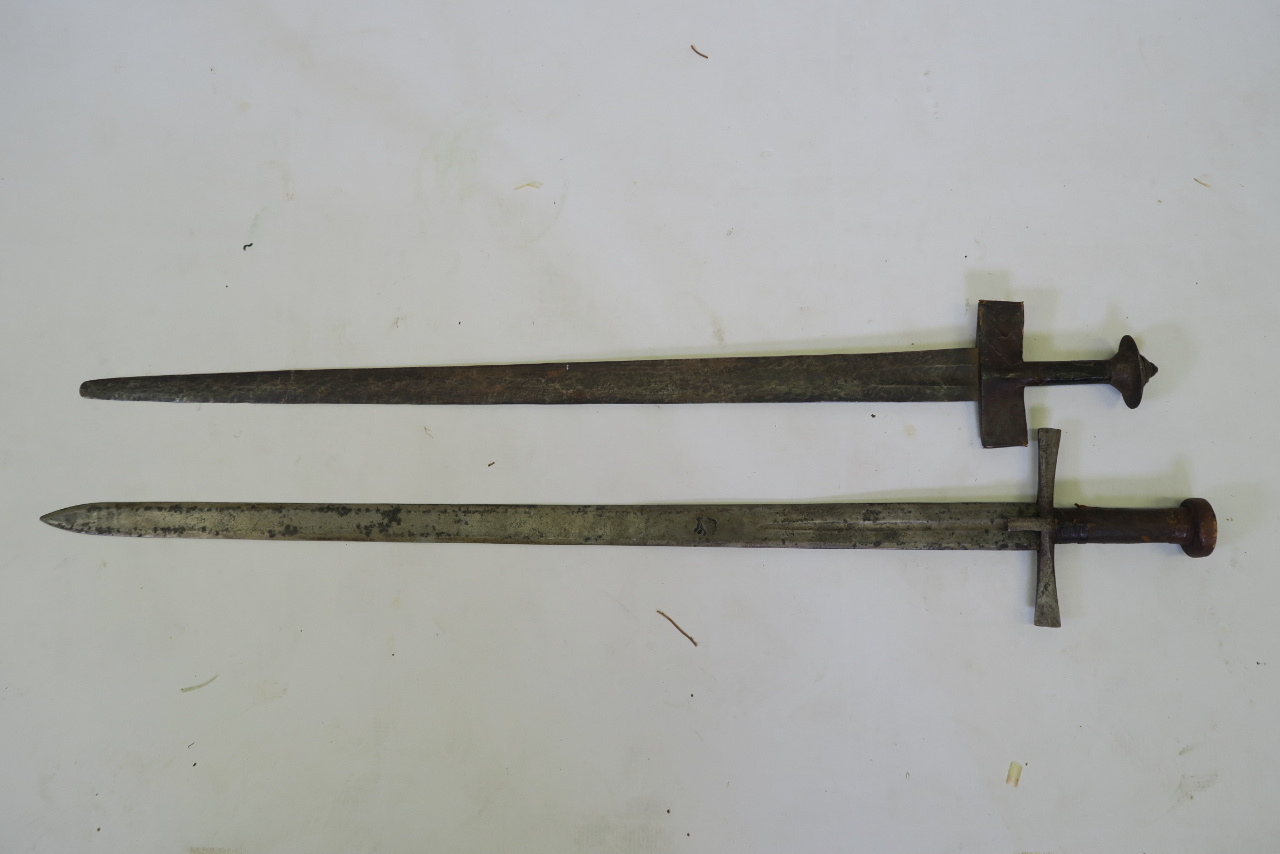 A C19th African takoba (sword) from the Western Sahel region, with a ...