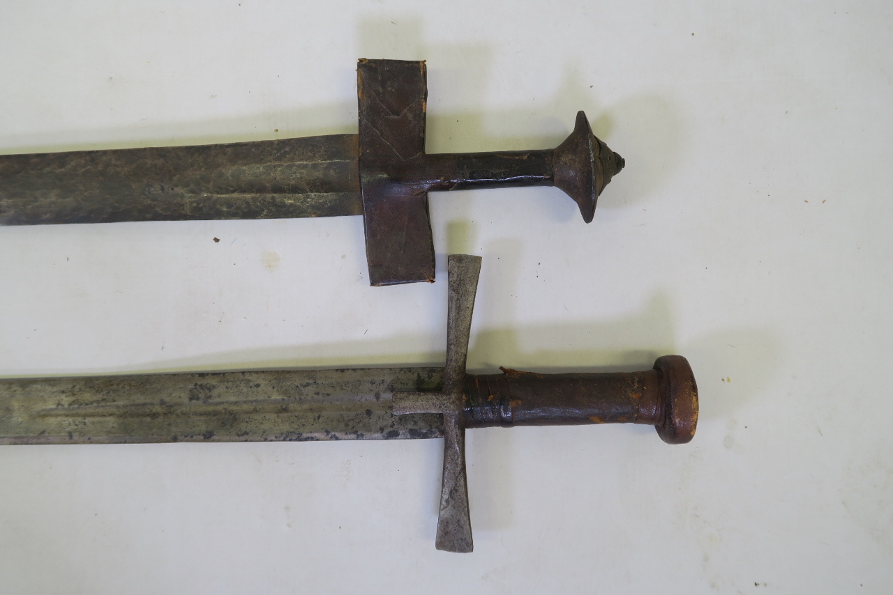 A C19th African takoba (sword) from the Western Sahel region, with a ...