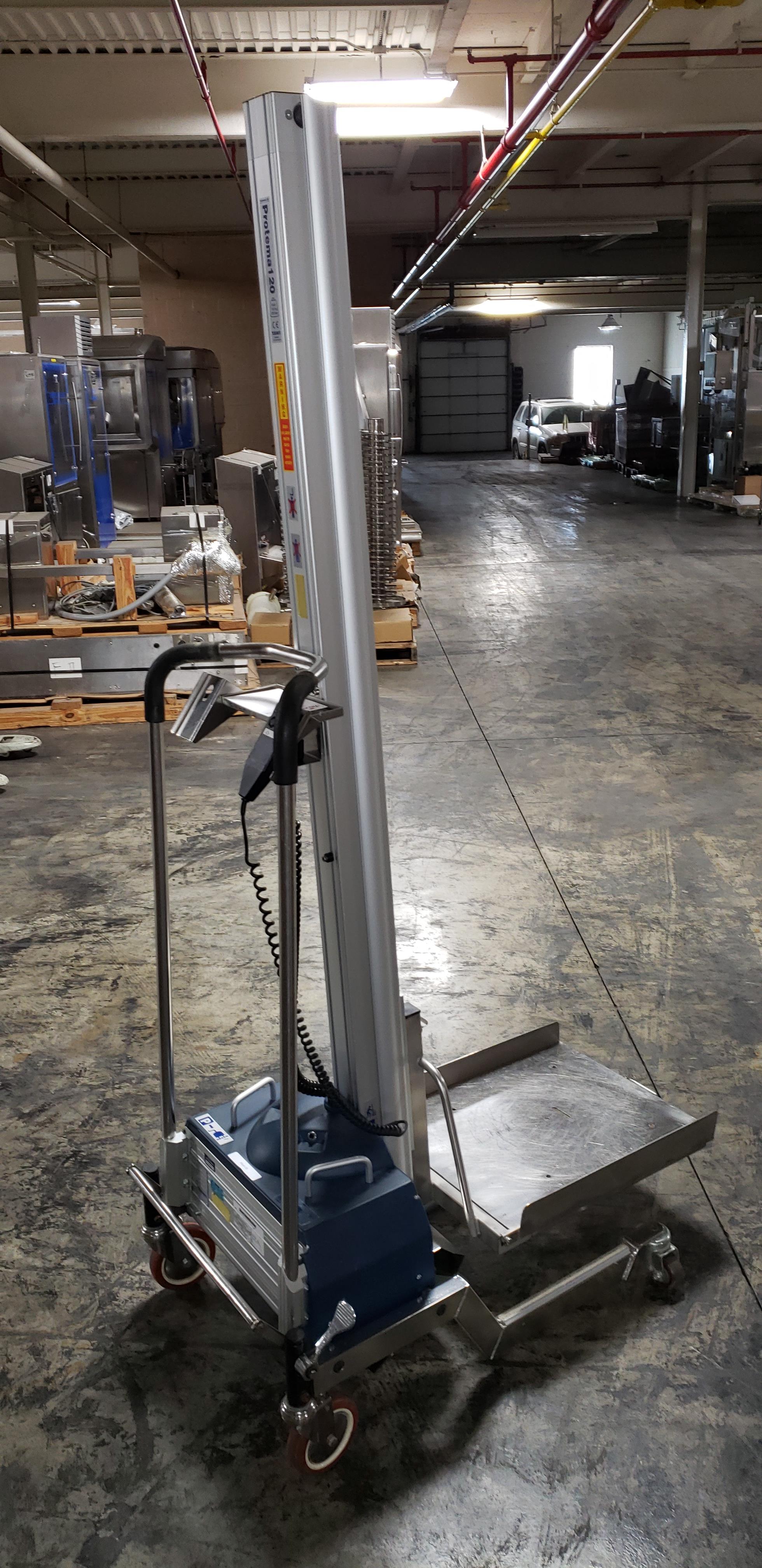 Tawi Protema 120 platform lift, 120 lb capacity, approx 72" lift, with ...