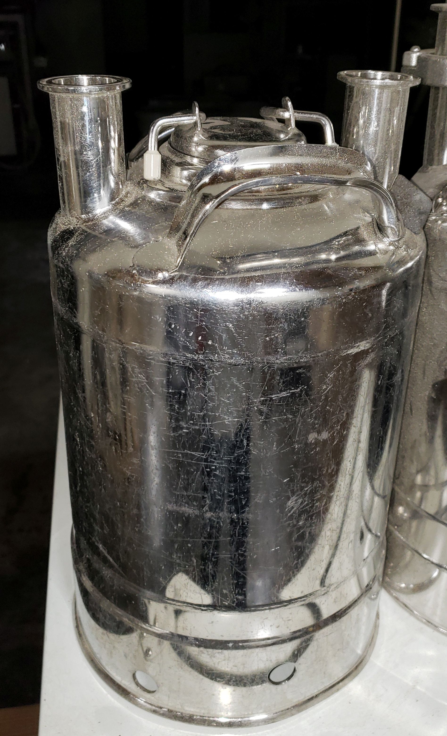 Lot of (26) 316L Stainless Steel pressure canisters