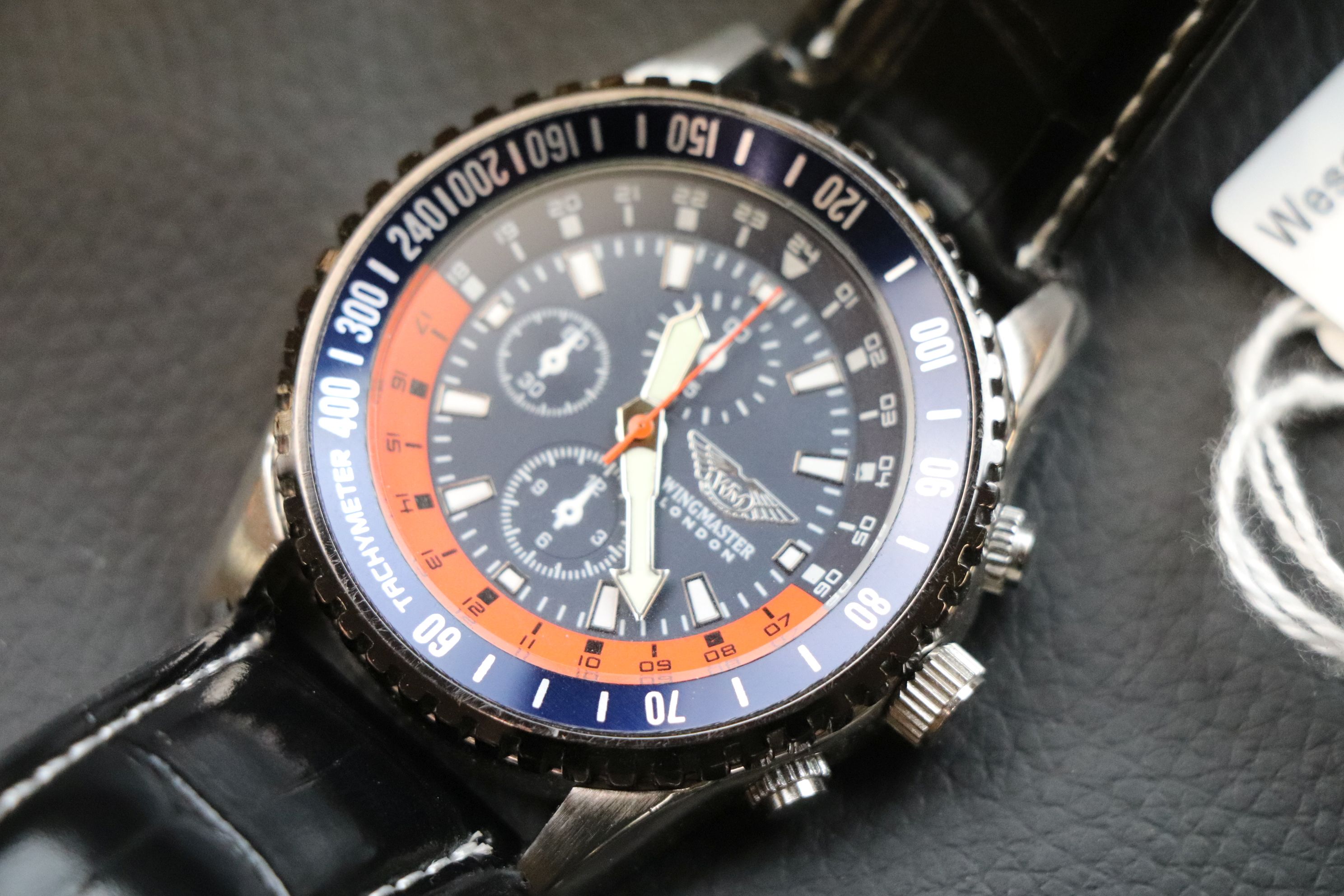 Seiko Sports 100 watch, plus a Wingmaster London watch