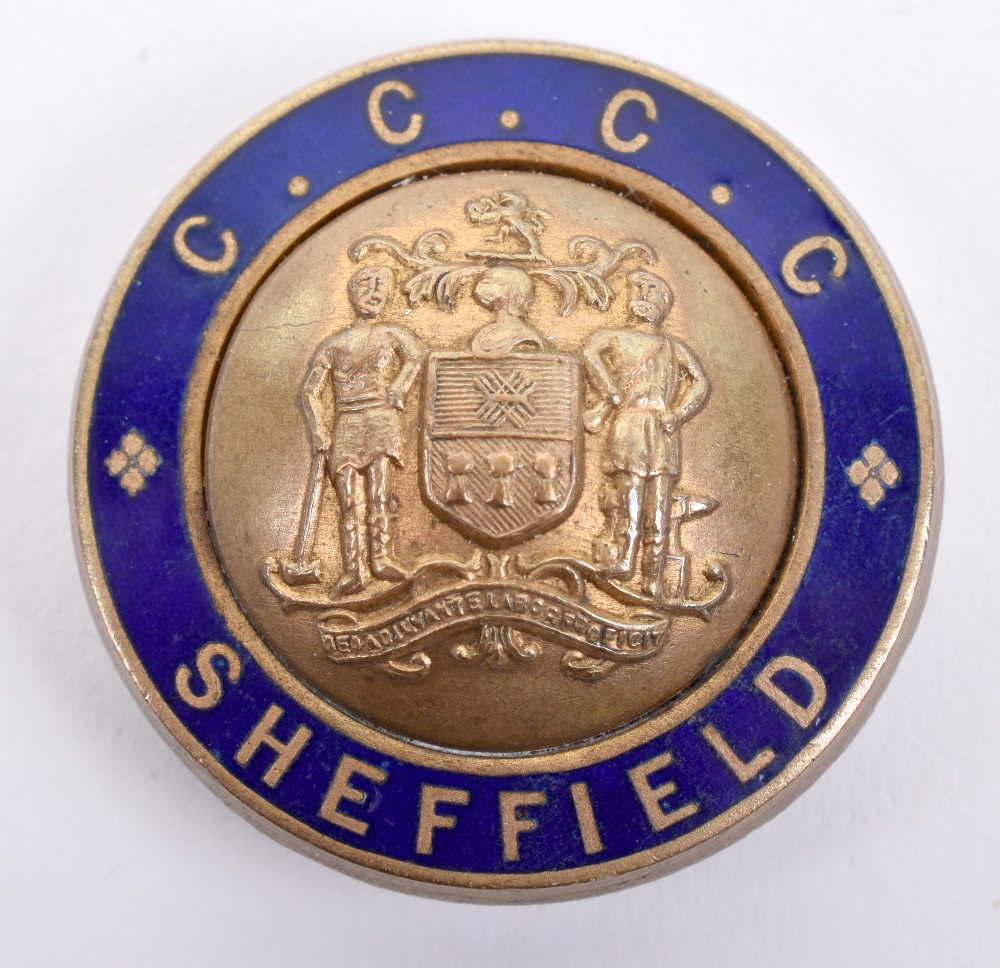 Scarce WW1 Sheffield Chief Constables Civilian Corps Lapel Badge, brass ...