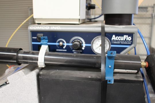 COMCO PROCENTER PLUS BEAD BLASTER, HEPA EQUIPPED, ACCUFLO MICRO BLASTER (LOCATED AT 802 CALLE PLA