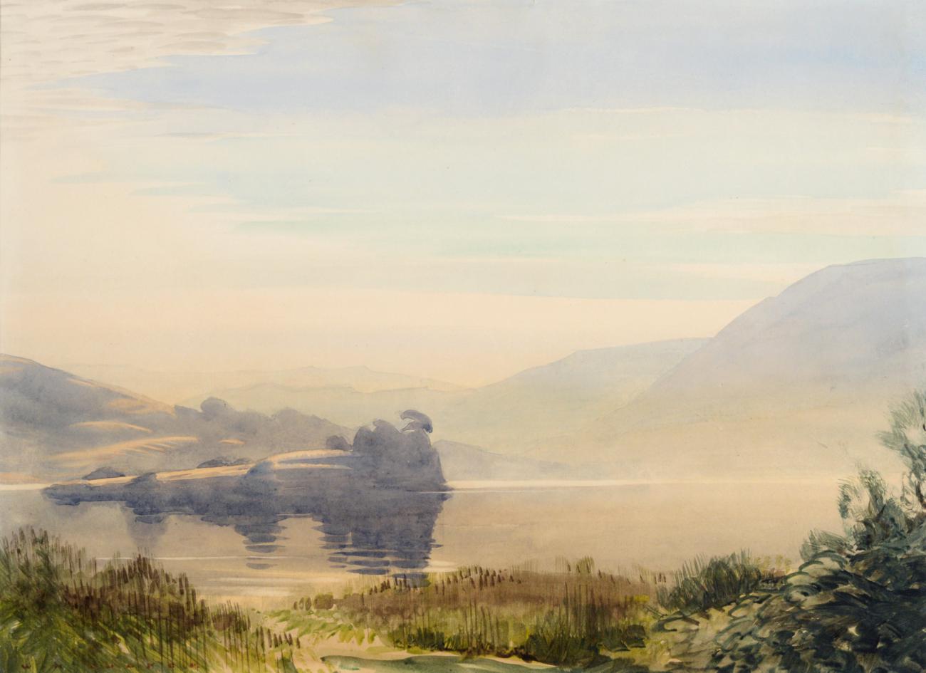 William Heaton Cooper RA (1903-1995) ''Grasmere Island and Wansfell ...