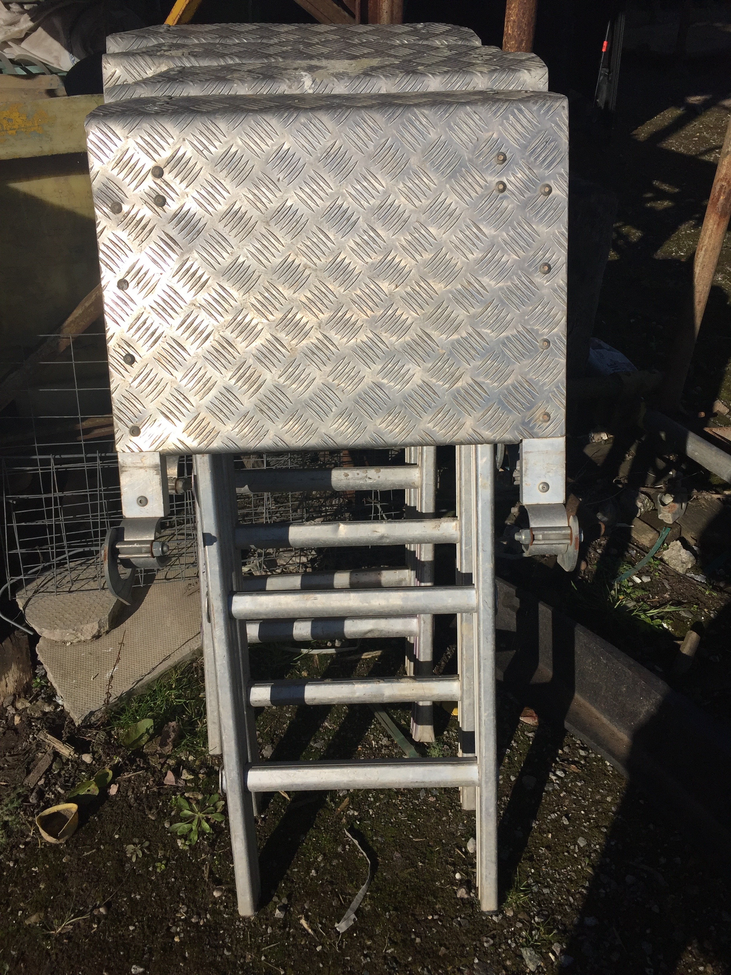 SCAFFOLDERS SCAFF-STEP HOP UP SCAFFOLDING LADDER ACCESS *PLUS VAT* I ...