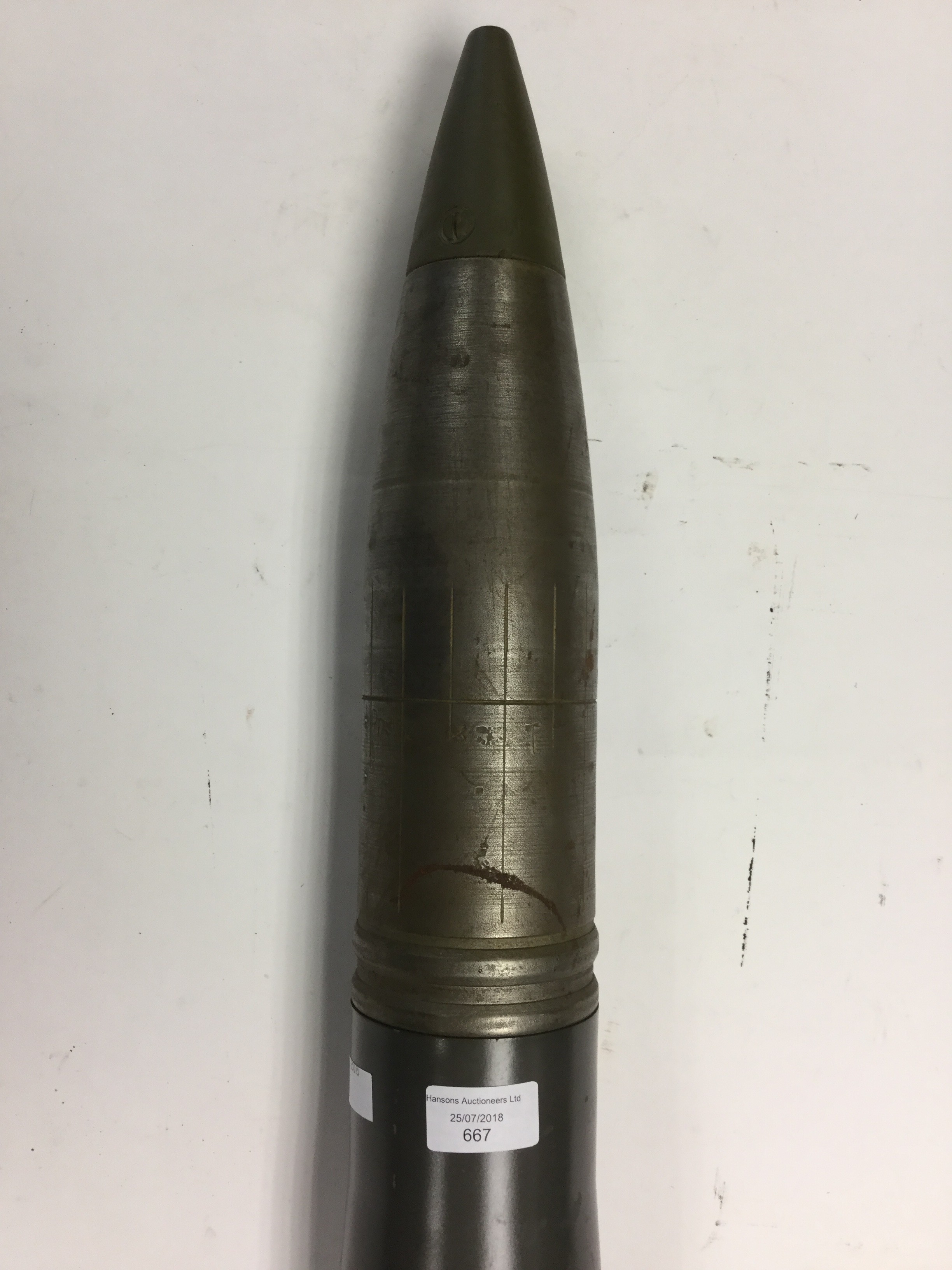 WW2 Third Reich 88mm FLAK 18 Artillery shell. INERT and FFE. Fuze AZ23 ...