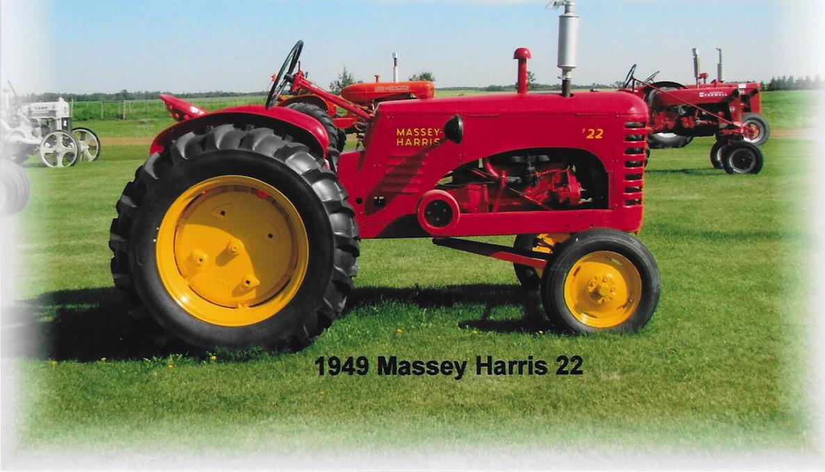 1949 Massey Harris 22 tractor. S/N# 22GS2117.