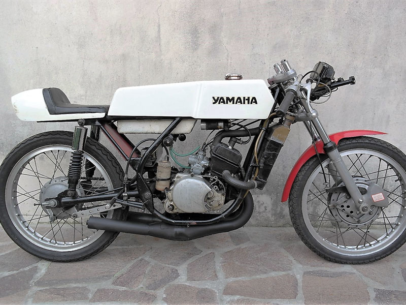 1973 Yamaha TA125 - Frame made by Steve Machin - Fitted Fahron ...