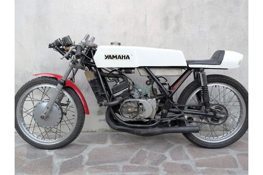 1973 Yamaha TA125 - Frame made by Steve Machin - Fitted Fahron ...
