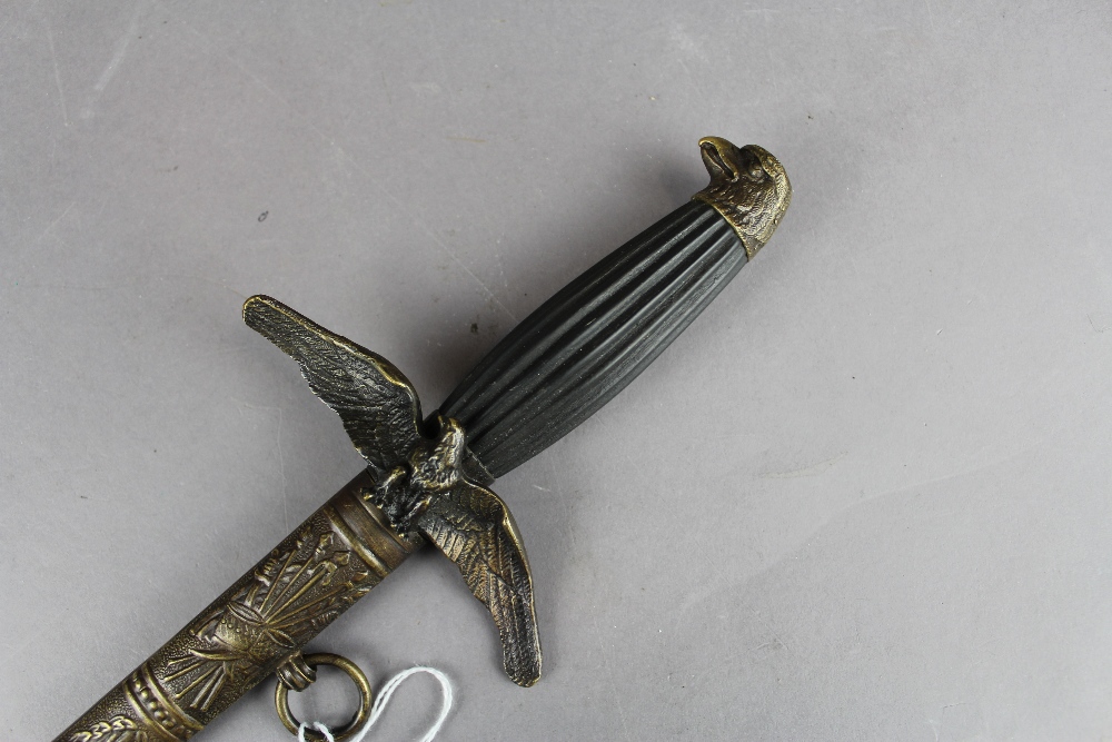 A WW2 Hungarian Air Force dagger having eagle head pommel and ...
