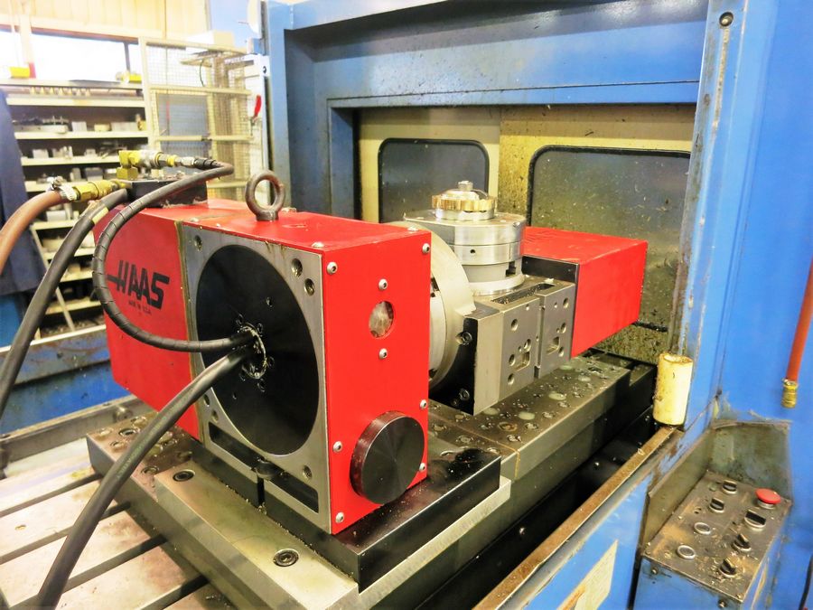 160MM Haas TRT160 Tilting 2-Axis Rotary Table w/Haas 2-Axis Controller ...