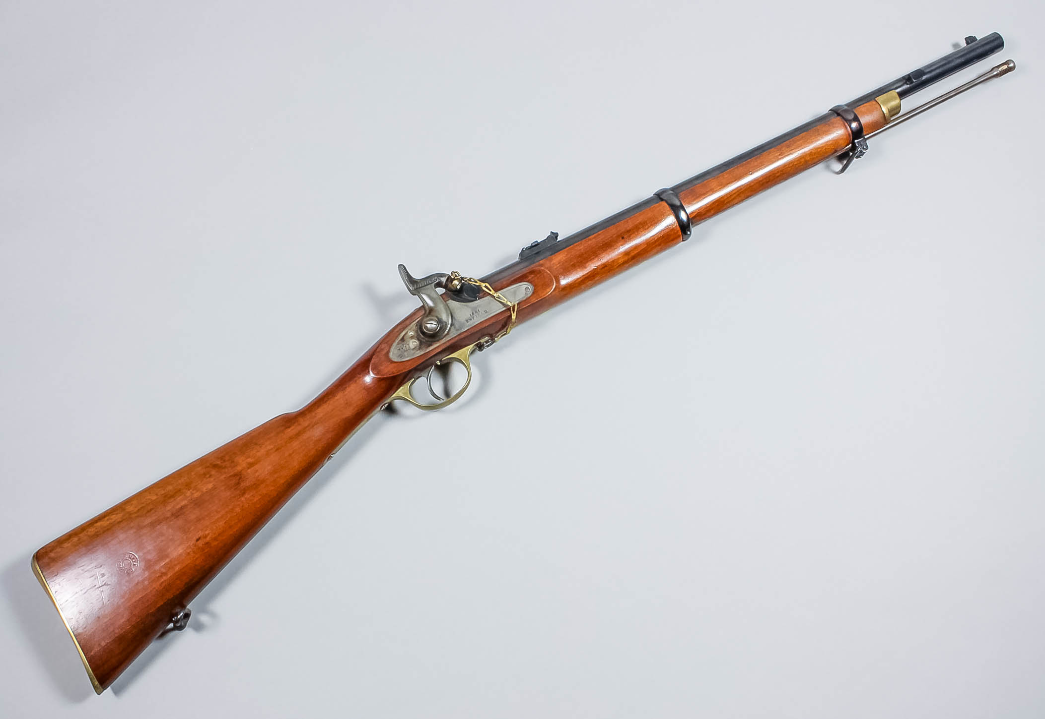 A modern Parker-Hale shooting replica 1861 Enfield musketoon, Serial No ...