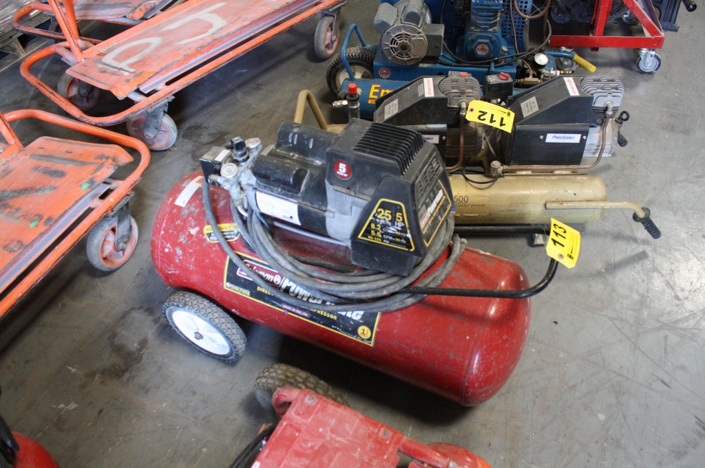 COLEMAN POWERMATE 25-GALLON 5 HP AIR COMPRESSOR