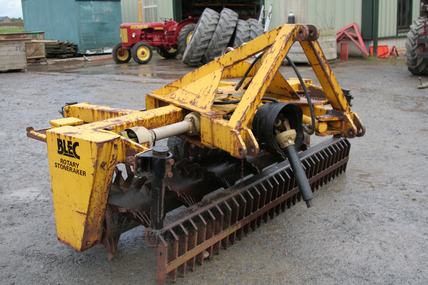 Sale Item: BLEC SR8 Rotary Stone Rake, Vat Status: Plus Vat @ 20 % ...