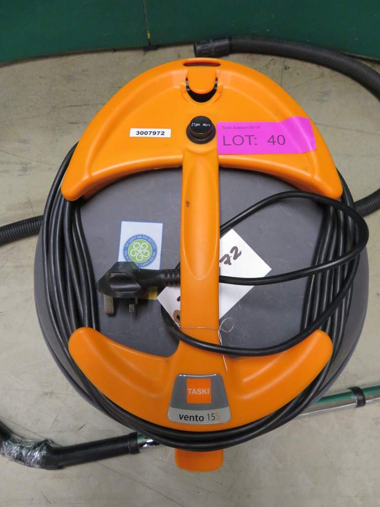 Taski Vento 15 Vacuum Cleaner. Doesn’t Power Up. 220-240v.