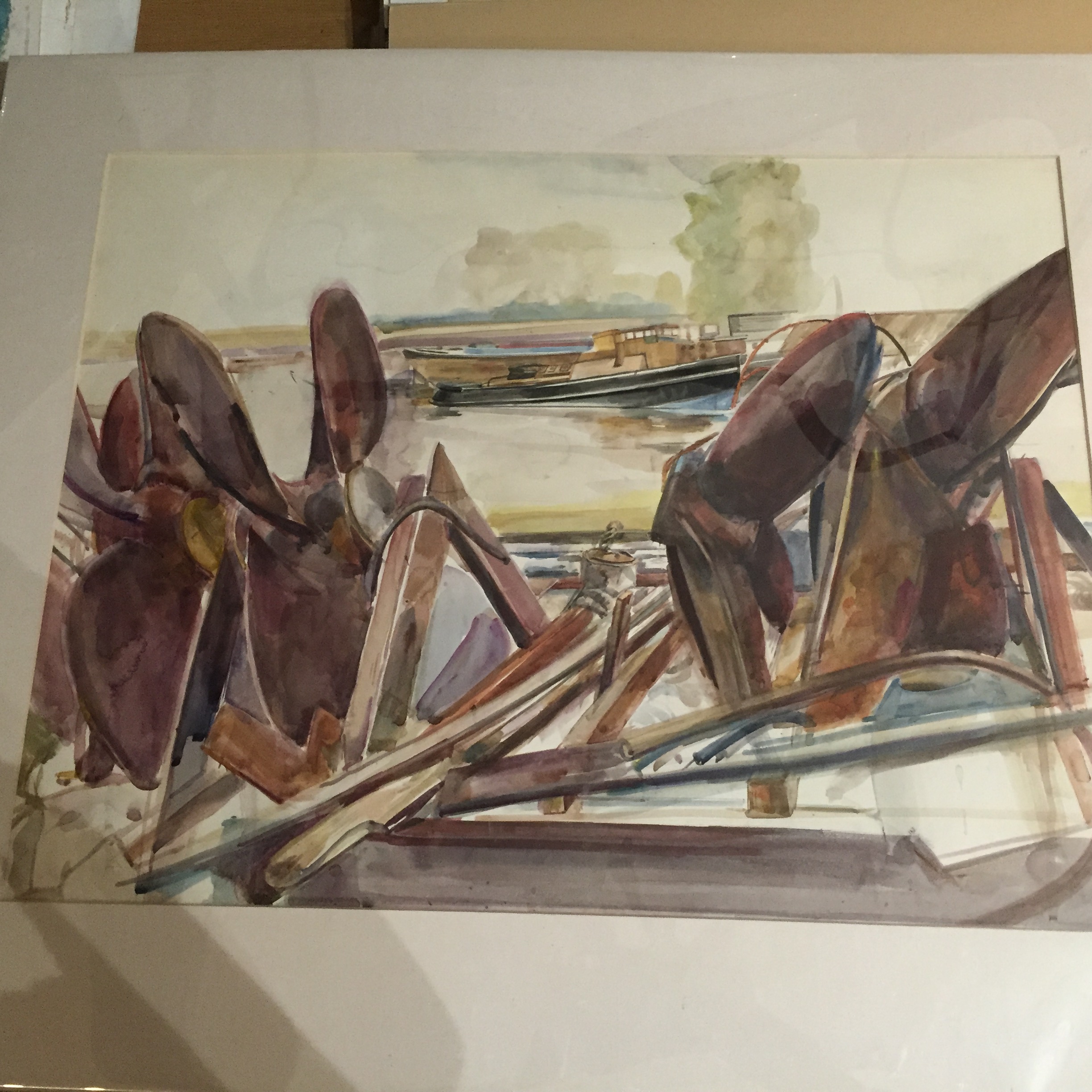 BRIAN LIDDLE, A LARGE QUANTITY OF WATERCOLOURS AND OIL PAINTINGS To ...