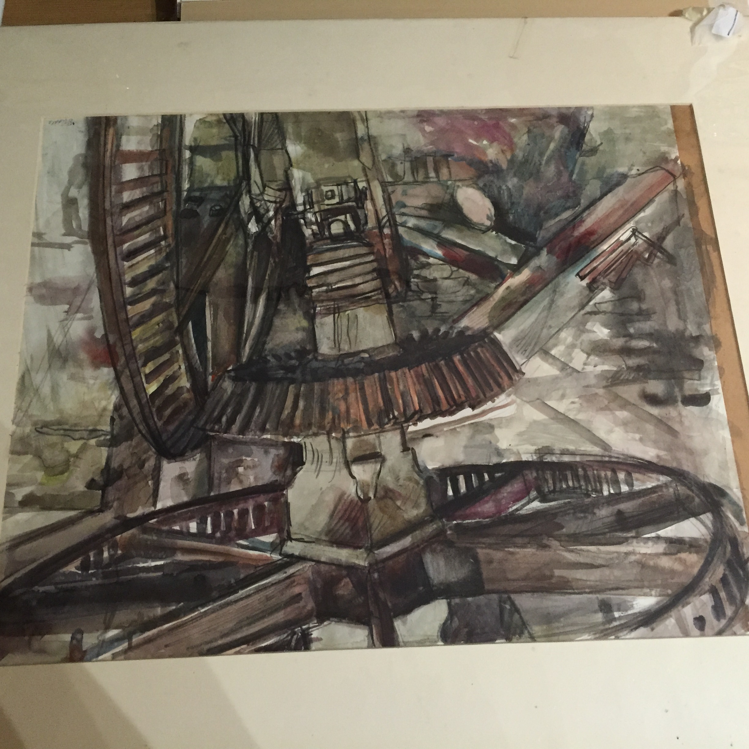 BRIAN LIDDLE, A LARGE QUANTITY OF WATERCOLOURS AND OIL PAINTINGS To ...