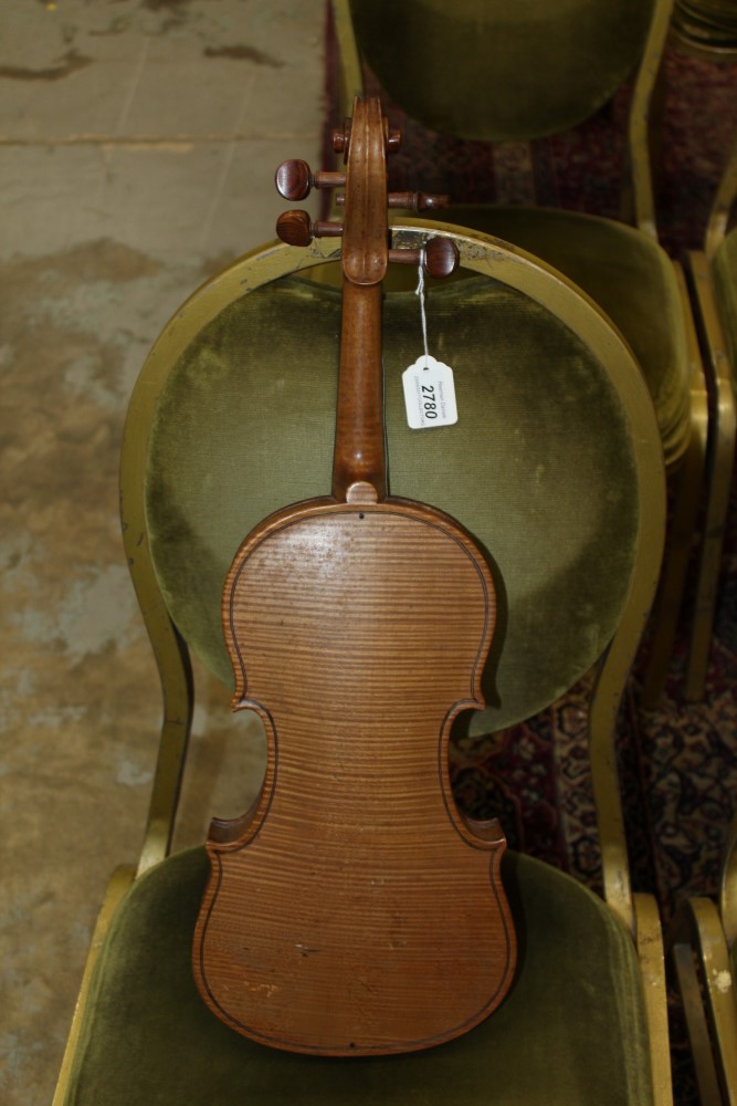 1920s violin with single piece back and - auctions & price archive