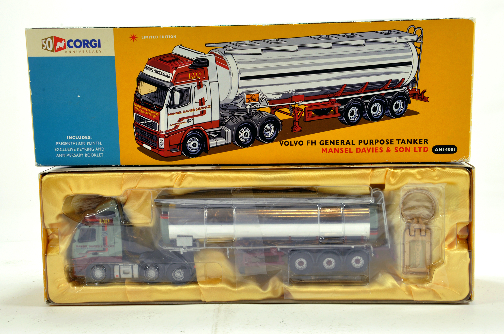 Corgi 1/50 Diecast Truck Issue Comprising No. AN14001 Volvo FH Tanker ...