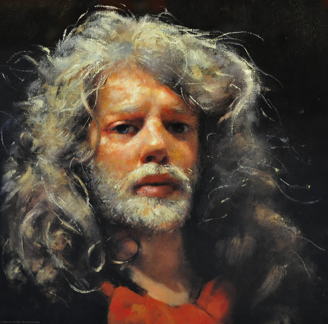 Robert Lenkiewicz (1941-2002) 'Self Portrait' signed limited edition print.