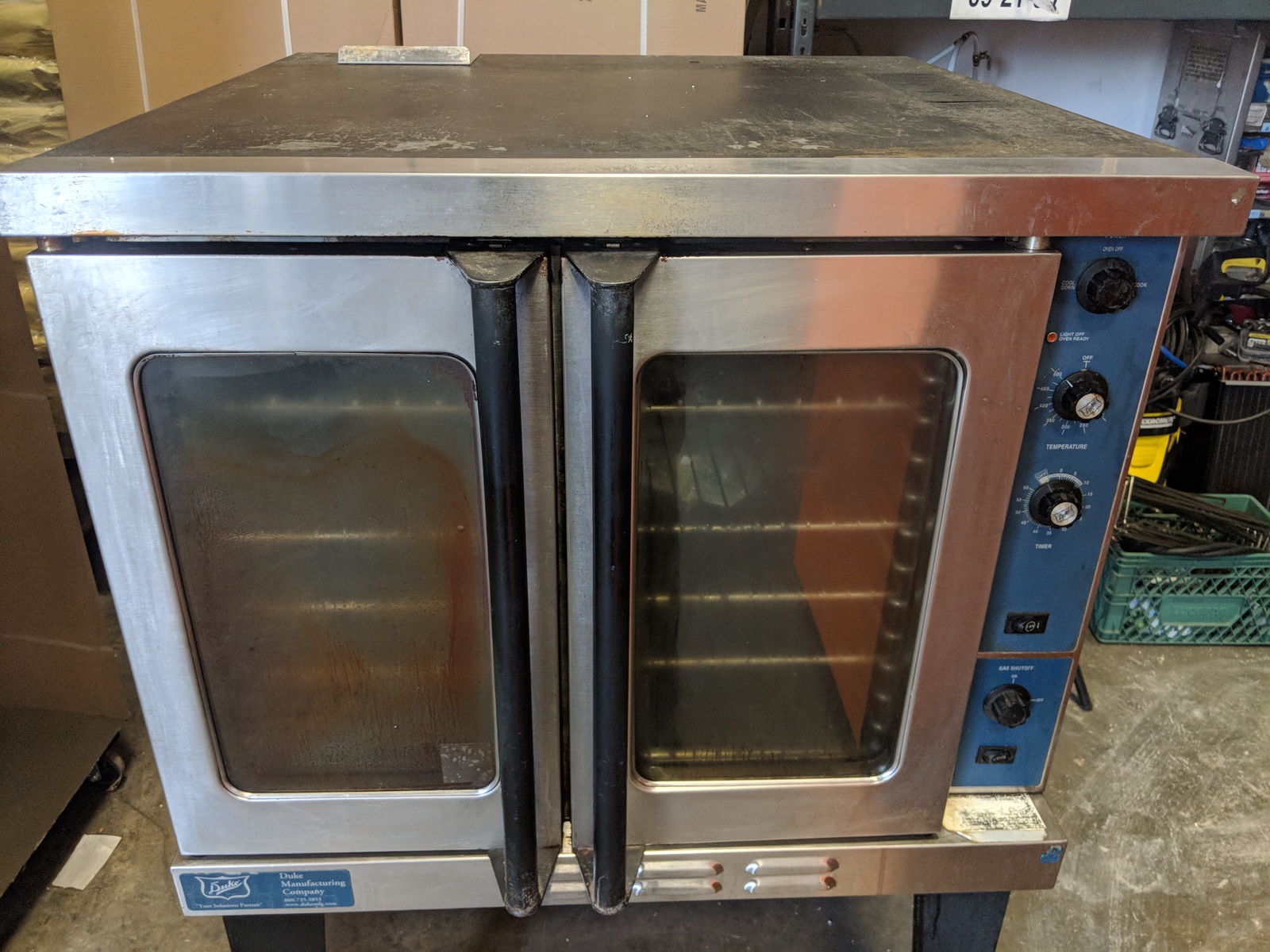 Duke Gas Convection Oven, Used, Tested/Working, Location:RBD