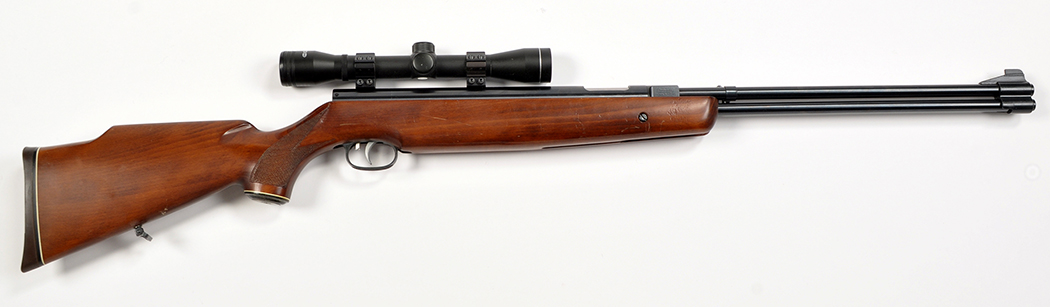 Weihrauch, West Germany: HW77 .177cal air rifle, under-lever action ...
