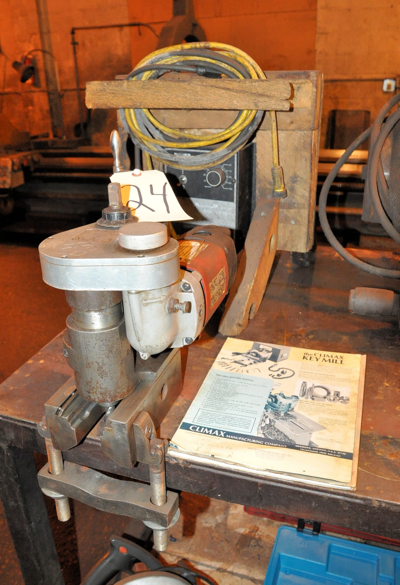 CLIMAX Model KM3000 Portable Keyway Cutting Machine, S/N 05010397 (2005)