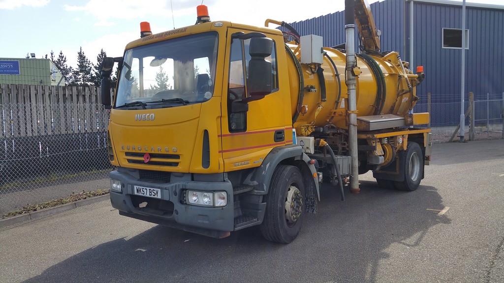 IVECO 180E25 GULLY SUCKER DIRECT FROM CORNWALL COUNCIL OVERHEATING REG ...