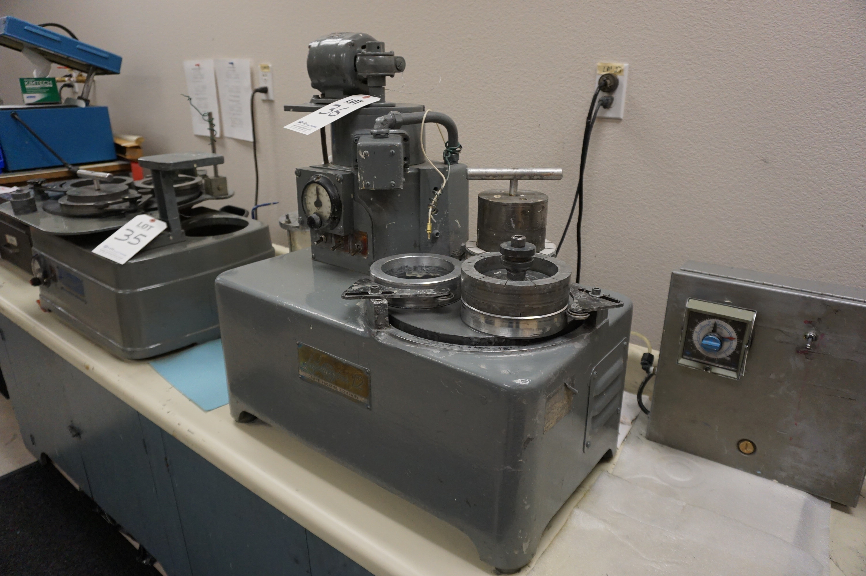 LAPMASTER 12 SINGLE SIDED LAPPING MACHINE, S/N 15877