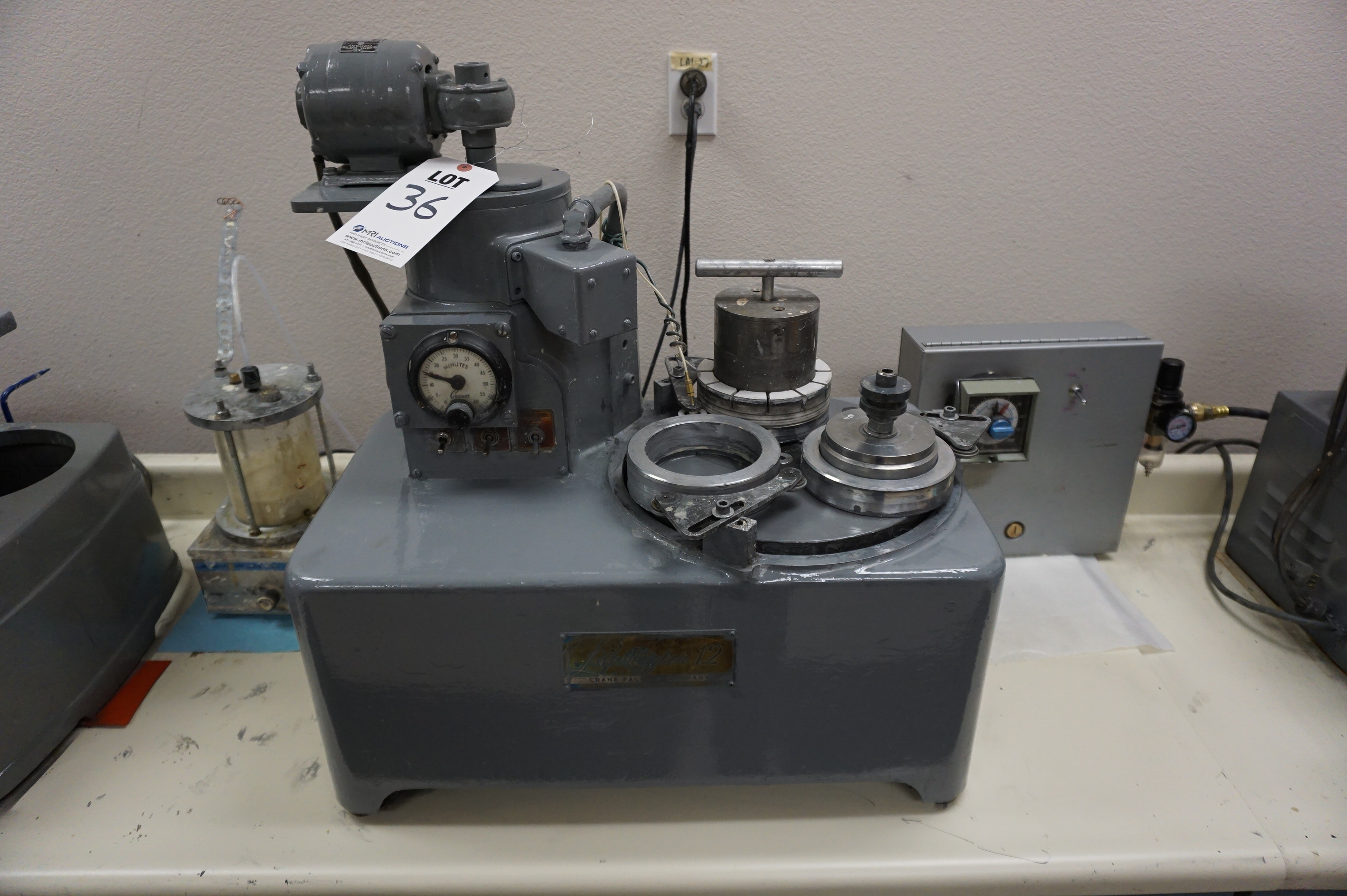 LAPMASTER 12 SINGLE SIDED LAPPING MACHINE, S/N 15877