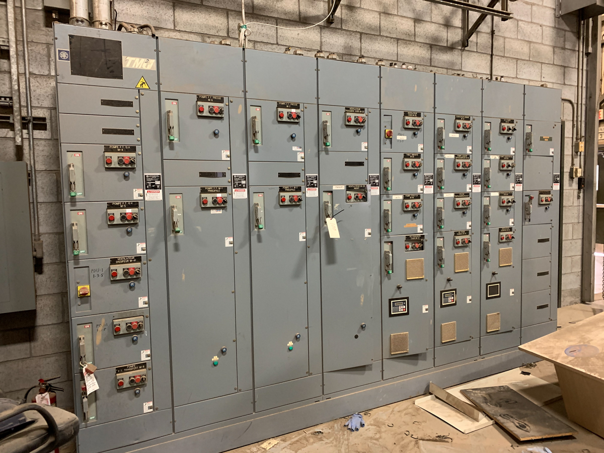 TEE TMD2 MOTOR CONTROL CENTER (MCC), BUS RATING HORIZONBTAL: 600 AMP ...