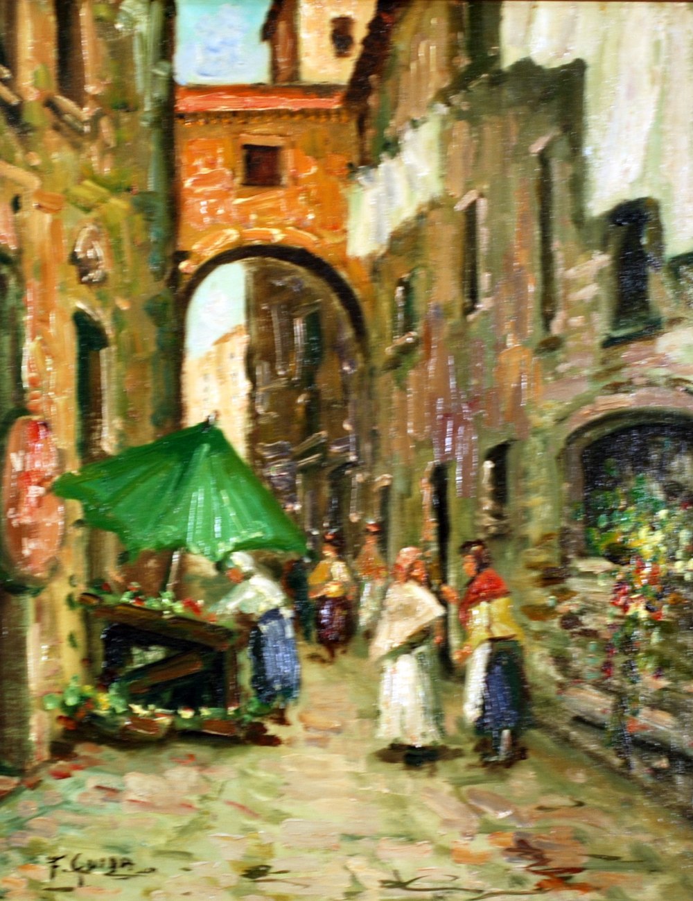 Italy Street Scene Paintings