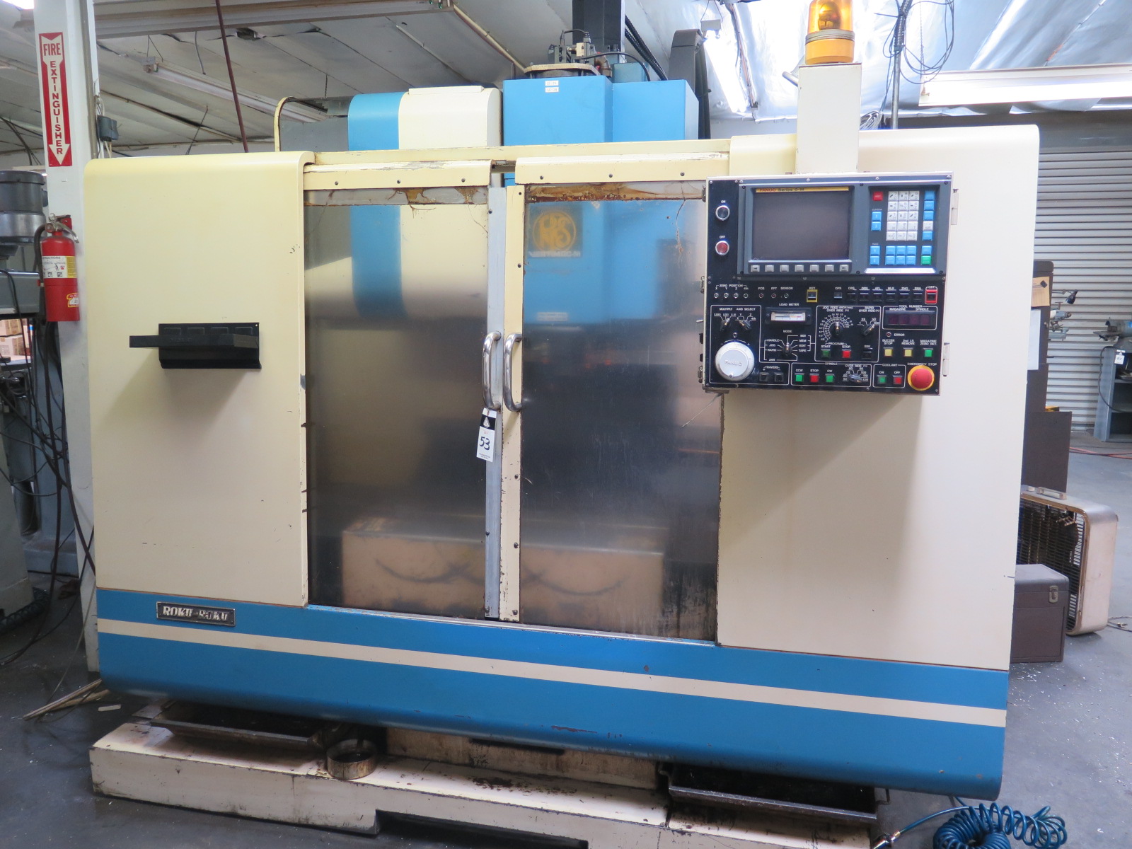 1990 Roku-Roku Vertimac-M II CNC Vertical Machining Center s/n 5793 w ...