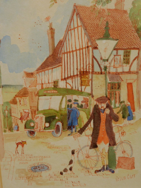 Colin Carr (1929-2002). Castle Square, watercolour, signed, titled and ...