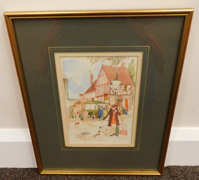 Colin Carr (1929-2002). Castle Square, watercolour, signed, titled and ...