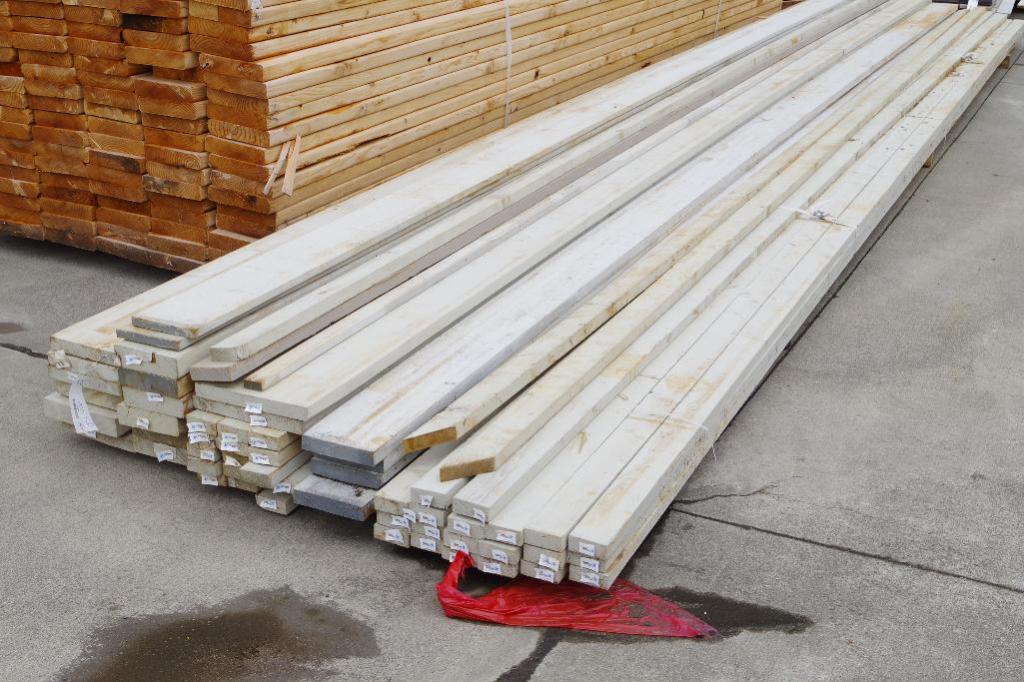 (QTY) 20' Trim Boards: (2) 1x10, (4) 1x8, (2) 2x8, (6) 2x6, (5) 1x6, (2 ...