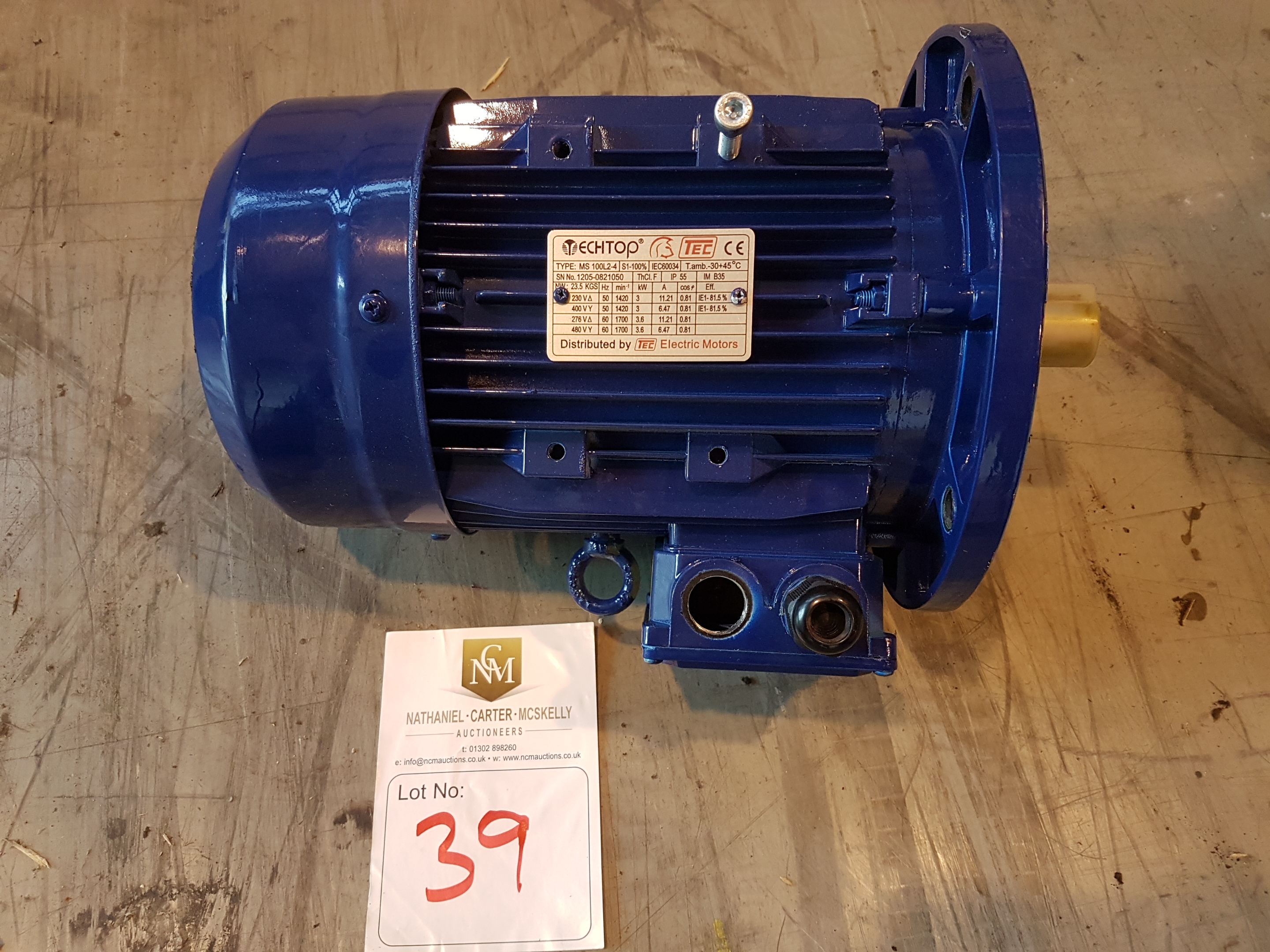 Techtop Electric Motor Collection from 9am Wednesday 3rd October until ...