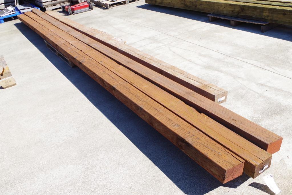 [4] 4x6 Pressure Treated Beams: (3) 20' Long & (1) 16' Long; Timber(s ...