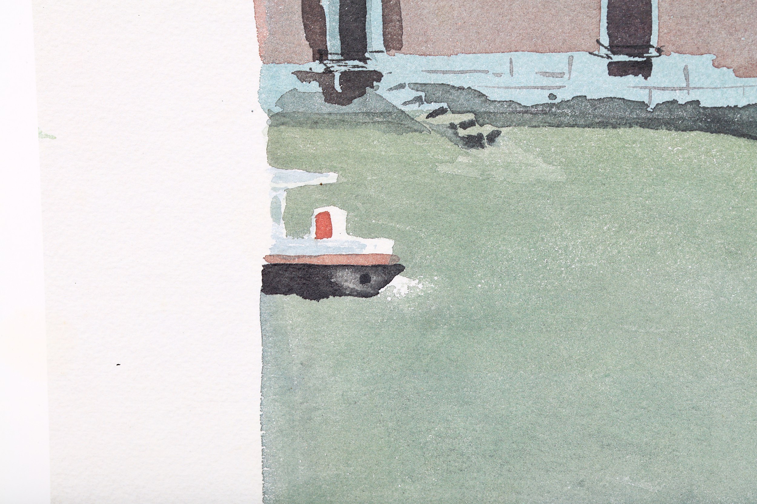 PATRICK PROCKTOR, R.A. (1936-2003) Early morning, Venice signed in ...