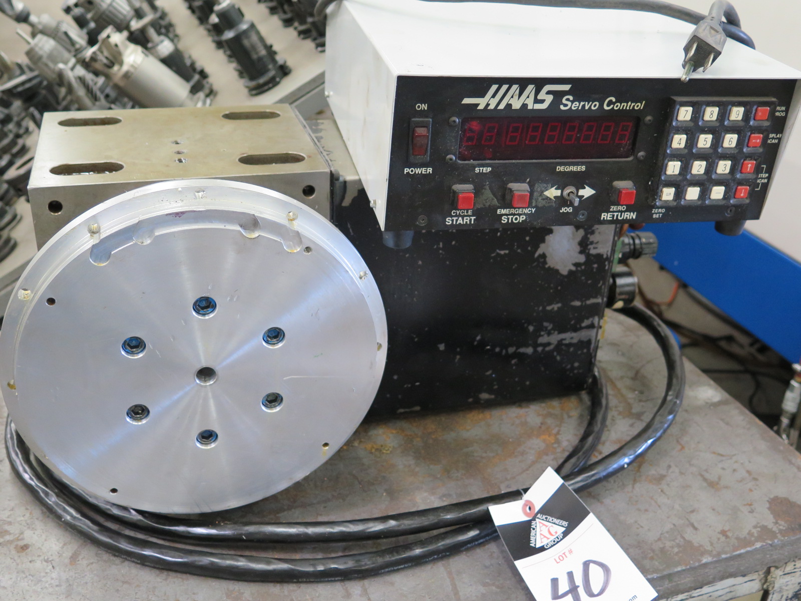 Haas 4th Axis 6â€ Rotary Head w/ Haas Servo Controller